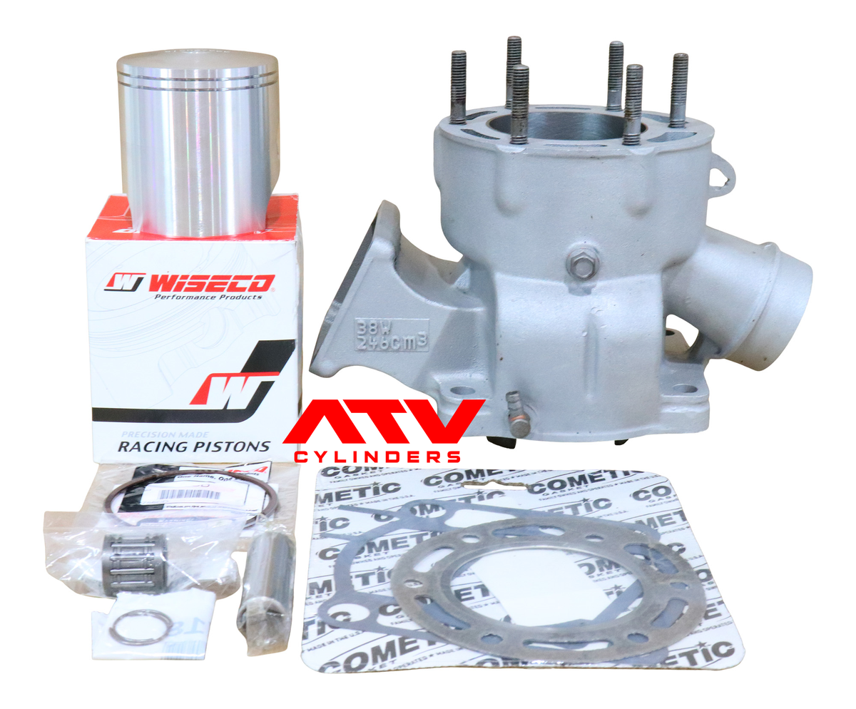 1985-1986 Yamaha Tri-Z 250 OEM Cylinder Jug Wiseco Piston Top End Gask ...