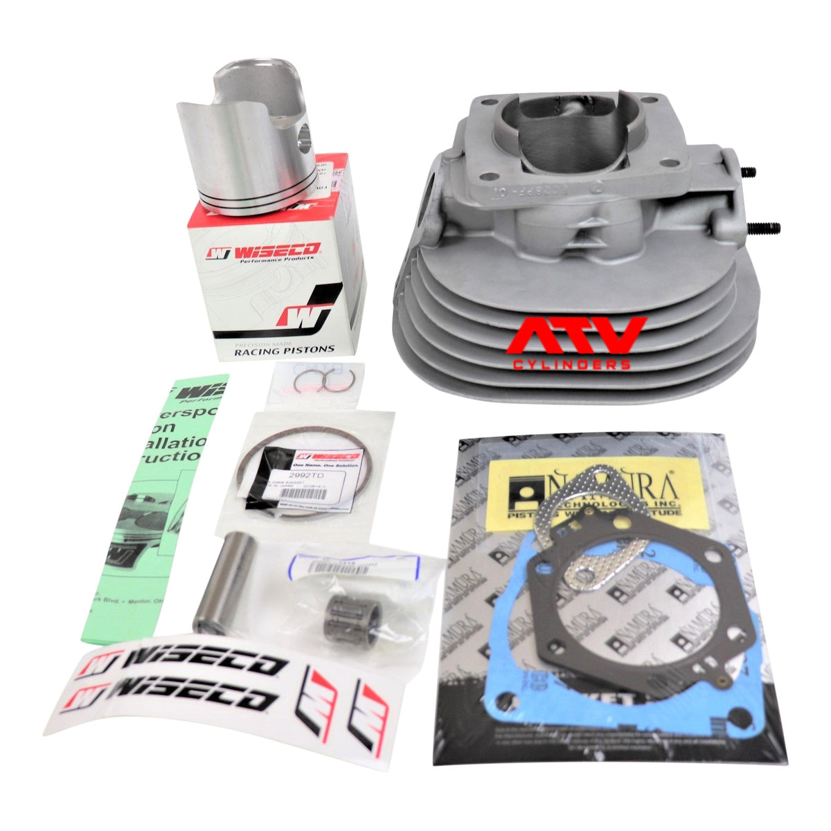 Polaris Xplorer Xpress Big Boss 300 Engine Cylinder Wiseco Piston Top ...