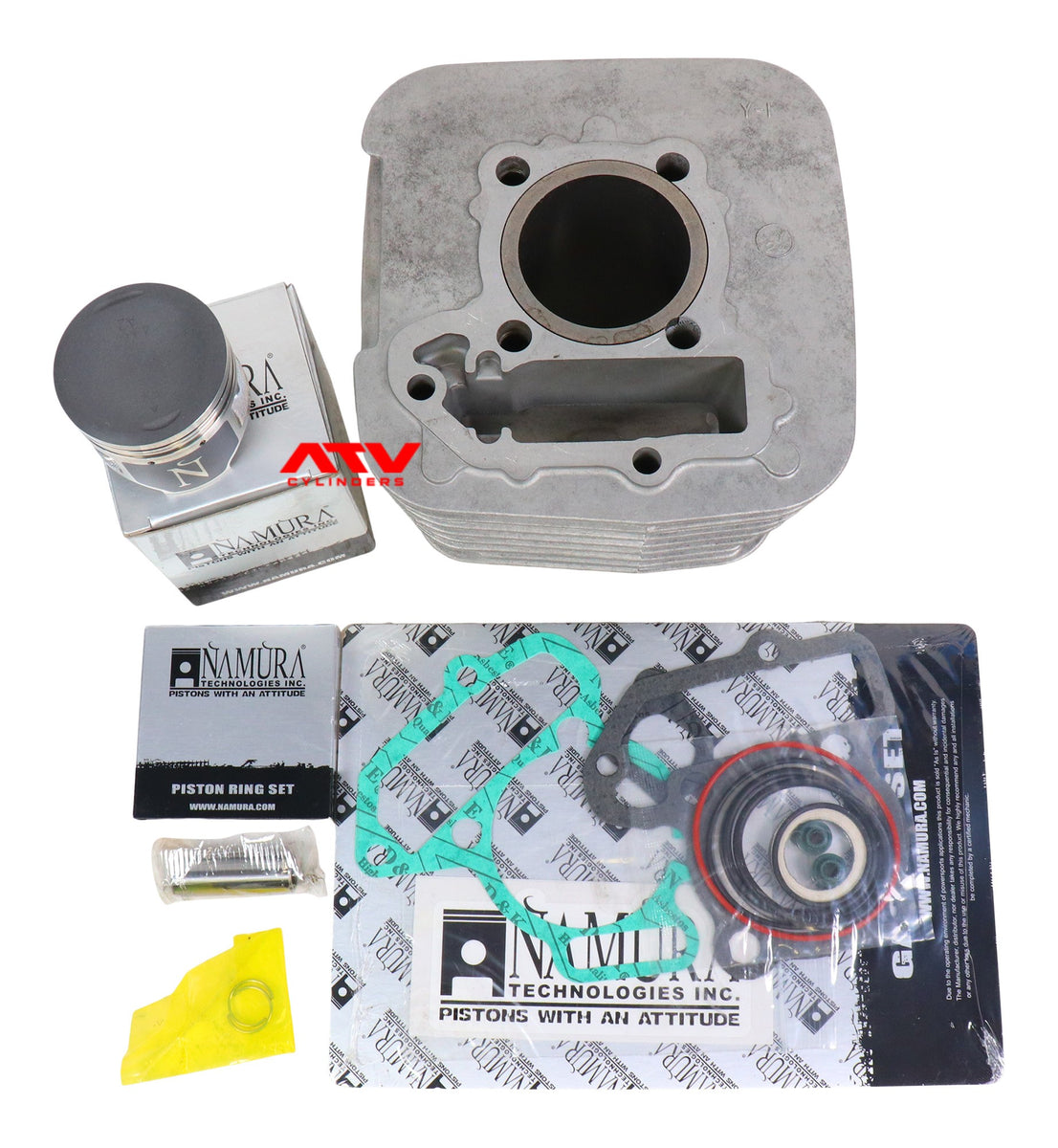 1989-2013 Yamaha Breeze Grizzly 125 OEM Cylinder Jug Namura Piston Gas ...