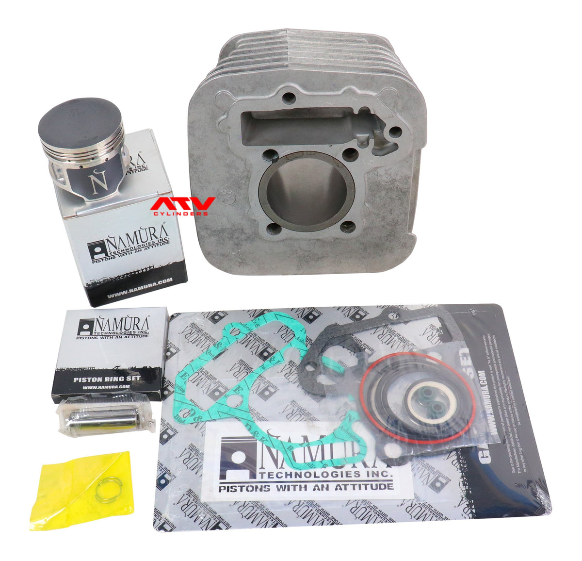 1989-2013 Yamaha Breeze Grizzly 125 OEM Cylinder Jug Namura Piston Gas ...